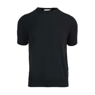 Paolo Fiorillo Homme, Tops, Noir, Taille: M Knit Paricollo