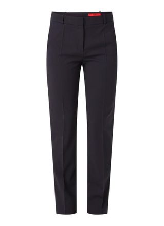 HUGO BOSS Pantalon en laine coupe droite taille haute The Regular Trousers