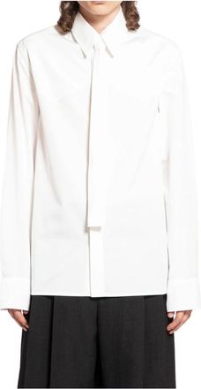 Jil Sander Homme, Chemises, Blanc, Taille: M Chemise 151 W Tie