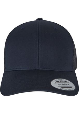 Flexfit Unisex Retro Trucker Cap, Klassische Trucker Cap mit Mesh-R&uuml;ckseite, one Size, Dark Navy