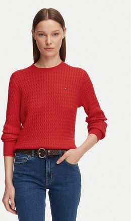 Tommy Hilfiger Pullover WW0WW44993 Rot Regular Fit