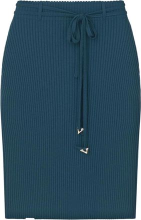 Áeron Femme, Jupes, Bleu, Taille: 36 FR Roman