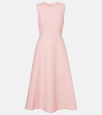 Carolina Herrera Midikleid aus Bouclé