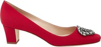 Manolo Blahnik Femme, Chaussures, Rouge, Taille: 37 1/2 EU Escarpins Okkato 50