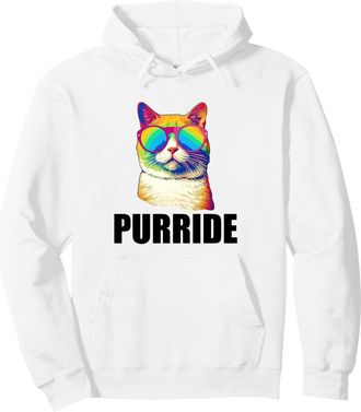 Pride Cat Purride Pullover Hoodie