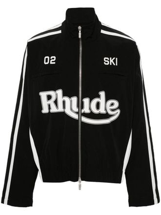 Rhude Jacke mit Logo-Print - Schwarz