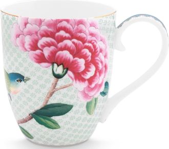Pip Studio 51002369 Blushing Birds Henkelbecher XL weiss 0,45 l (1 St&uuml;ck)