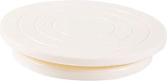 DOITOOL Drehbarer Keksdekorationsst&auml;nder Kleiner aus Langlebigem Kunststoff 360&deg; Drehteller f&uuml;r Pr&auml;zises Fondant und Dessertdekorieren Kompakt f&uuml;r K&uuml;che und B