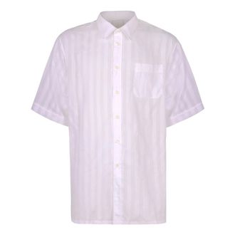 Givenchy Cotton Voile Stripe Shirt - - Shirts - Herren - Wei&szlig; - M