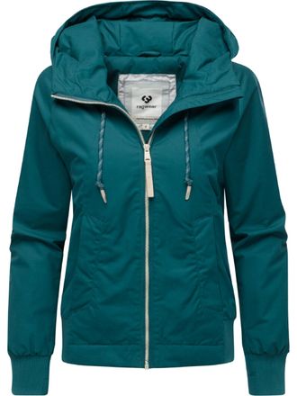 Ragwear Damen Winterjacke warme Outdoorjacke mit kuscheligem Teddy-Innenfutter und Kapuze Lumie YOUMODO Ocean Green Gr. S