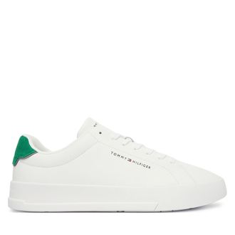 Tommy Hilfiger Sneakers Tommy Hilfiger Th Court Lth Detail Ess FM0FM05367 Wei&szlig;