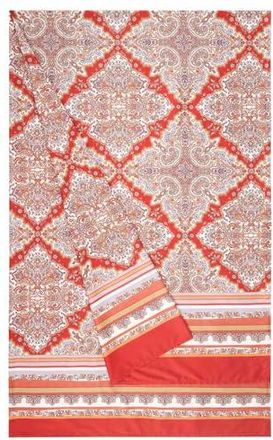 Bassetti MARECHIARO Foulard aus 100% Baumwolle in der Farbe Rosso R1, Maße: 180x270 cm - 9330049