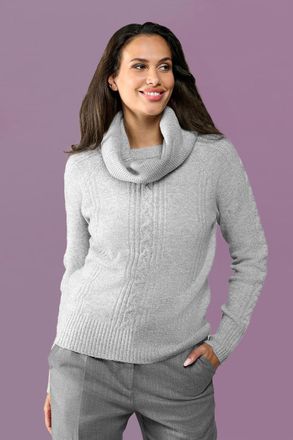 Mart Visser Liv Lurex Pullover Grau/Silber