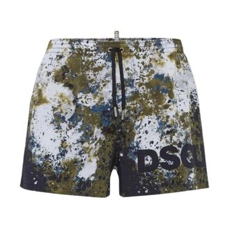 Dsquared2 Camouflage Shorts f&uuml;r M&auml;nner - - Swimwear - Herren - Mehrfarbig - 2XL