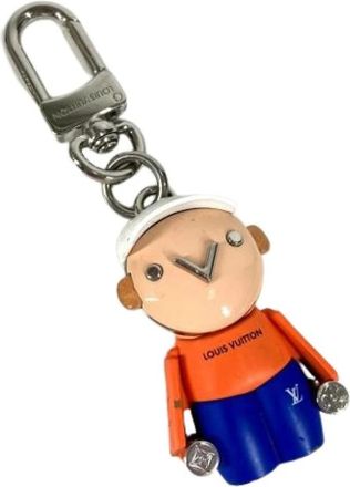 Louis Vuitton unisex, Pre-owned, Multicolore, Taille: ONE Size Porte-cl&eacute;s en m&eacute;tal Pre-owned