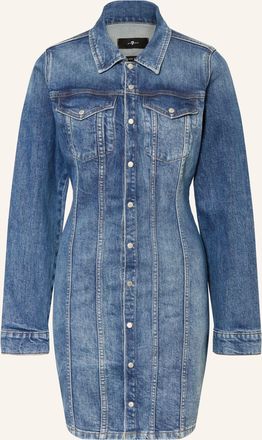 7 For All Mankind Jeanskleid blau