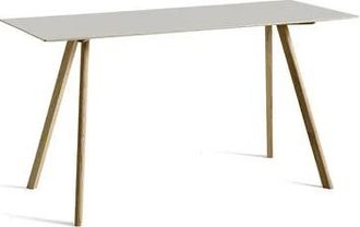 HAY Table laquée CPH30, pietement en chêne Hay