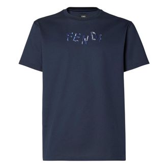 Fendi Herren, Oberteile, Blau, XLGr&ouml;&szlig;e