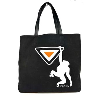 Prada Pre-owned Toile sacs-prada - Homme - Pre-owned - Noir - Taille: ONE Size