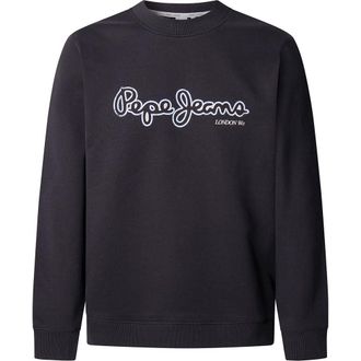 Pepe Jeans London Dorian Crew Sweatshirt f&uuml;r Herren, Black (schwarz), M