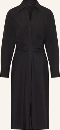 HUGO BOSS Hemdblusenkleid Drepil schwarz