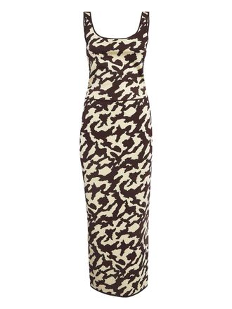 Nanushka Pre-owned Jenny Rock-Set mit Camouflagemuster - Braun