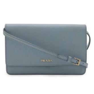 Prada Pre-owned Saffiano 2way Umh&auml;ngetasche - - Pre-owned - Damen - Blau - ONE SIZE