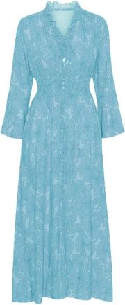 Americandreams Americandreams, Femme, Robes, Bleu, Taille: 38 FR Sally Long Dress