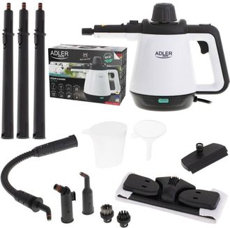Adler Europe Ad 7038 Reiniger a Dampfreiniger a tragbarer Dampfreiniger 0,45 l 2000 w Schwarz, White - Adler