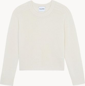 Kujten Pull col rond lin cachemire - Pull Caroline Lin