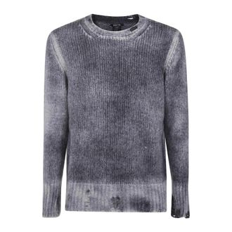 Avant Toi Distressed Strickpullover - - Knitwear - Herren - Grau - M