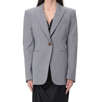 Vivienne Westwood Womens Black Cotton Blazer Clothing