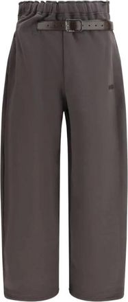 Magliano Femme, Pantalons, Brun, Taille: 42 FR Pantalon Ceintur&eacute; en Coton