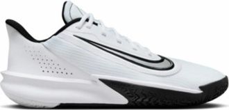 Nike Homme, Sport, Blanc, Taille: 48 EU Chaussures de basket-ball blanches pour hommes
