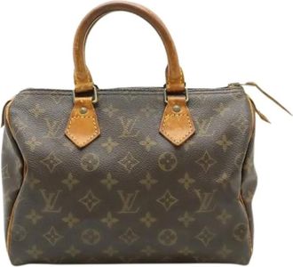 Louis Vuitton Sac &agrave; main Pre-owned Monogram Speedy 25 - Femme - Pre-owned - Brun - Taille: ONE Size