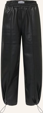 Rich & Royal 7/8-Hose In Lederoptik schwarz