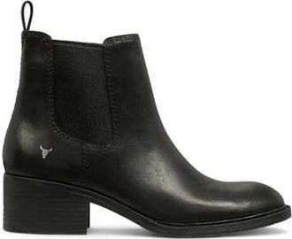 Windsor Smith Windsorsmith Bottines Chelsea Classiques en Cuir Noir Pour Femme - Remplacer