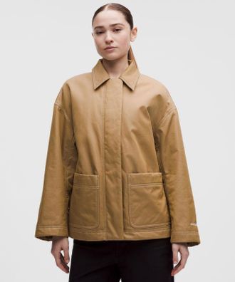 lululemon Cotton Twill Insulated Jacket pour Femmes - Brun - Taille 2XS