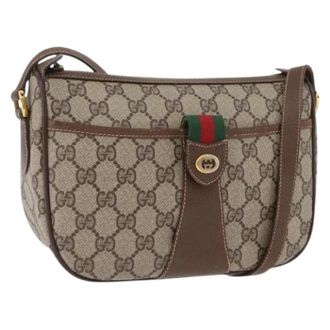Gucci Pre-owned Vintage GG Canvas Schultertasche - - Pre-owned - Damen - Beige - ONE SIZE