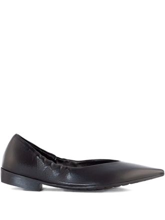 Mara Bini ballerines en cuir - Noir