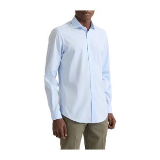 Harmont & Blaine Homme, Chemises, Bleu, Taille: L Stretch Poplin Shirt