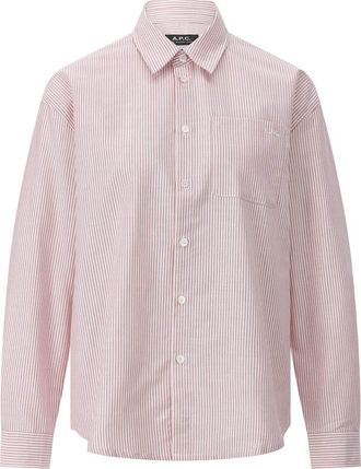 A.P.C. Oversized Bluse mit Streifenmuster