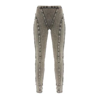 Charlotte Knowles Scuba Leggings - - Trousers - Damen - Grau - XS