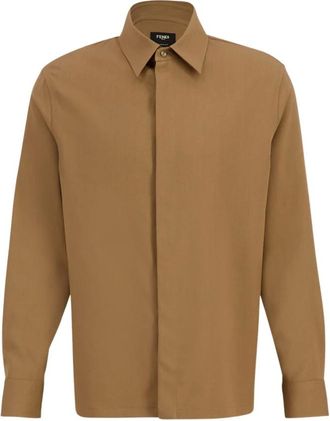 Fendi Herren, Shirts, Braun, MGr&ouml;&szlig;e