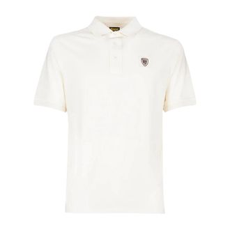 Blauer Devitt Polo - - Tops - Herren - Wei&szlig; - M