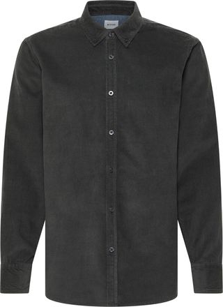 Mustang Jeans Herren Style Iowa Button-Down-Arbeitshemd, Pirate Black 4088, L