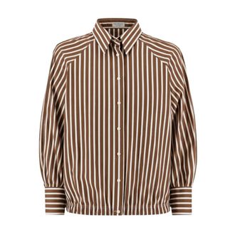 Brunello Cucinelli Femme, Blouses et Chemises, Multicolore, Taille: 42 FR Chemise Ray&eacute;e Raffin&eacute;e