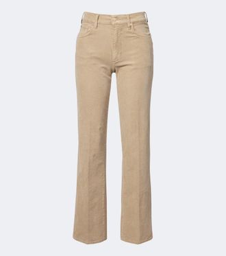7 For All Mankind Pantalon Stovepipe en coton m&eacute;lang&eacute;