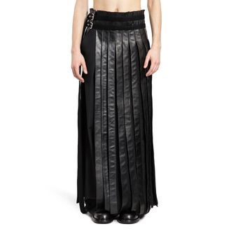 Ann Demeulemeester Ragnar Kilt in Lux Grained Leather