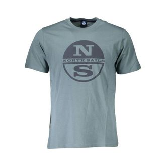 North Sails Luxuri&ouml;ses Gr&uuml;nes Crew Neck Tee Logo - - Tops - Herren - Gr&uuml;n - XL
